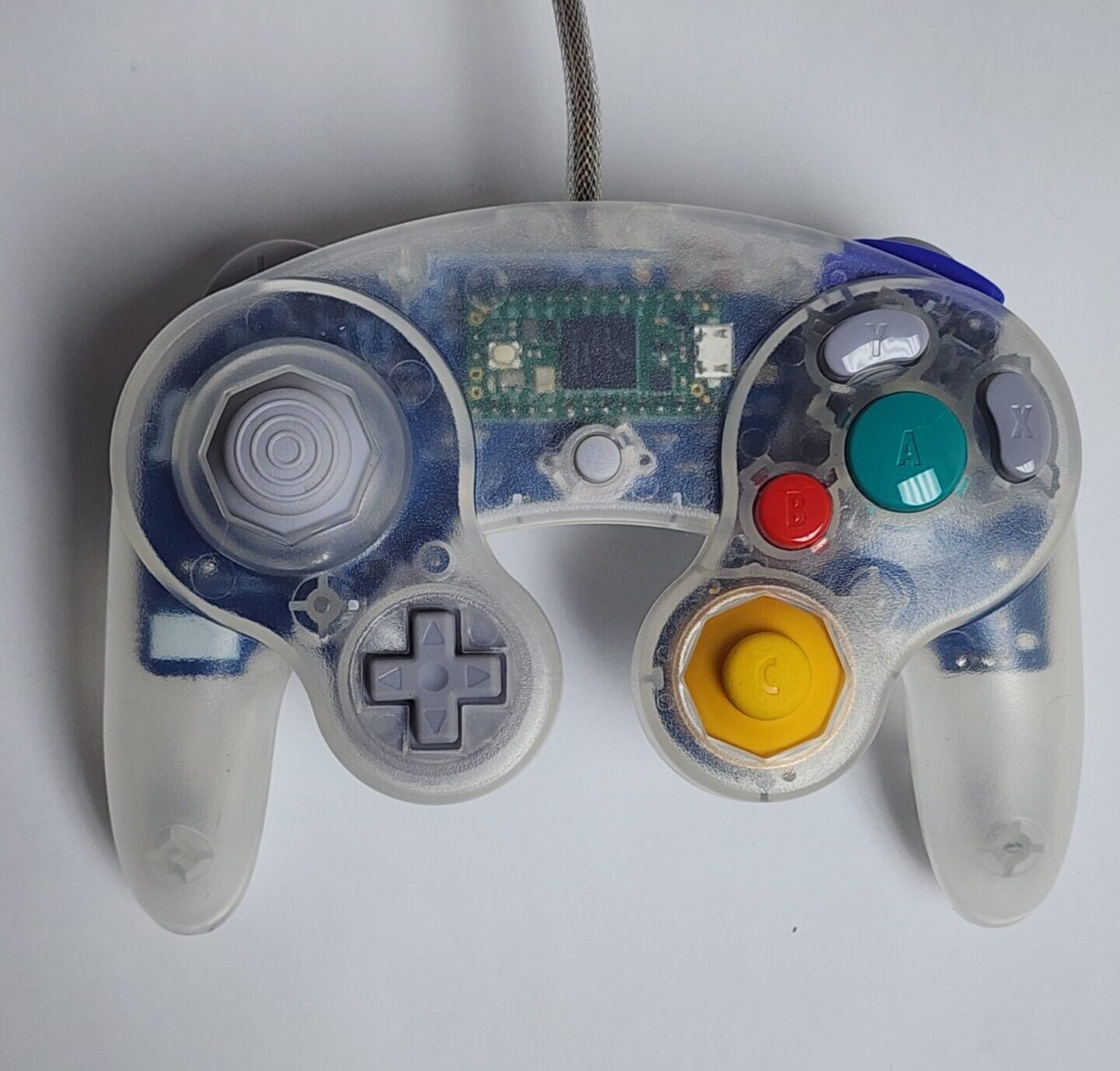 Clear Phob 1.2 Custom Gamecube Controller - Control Freakz